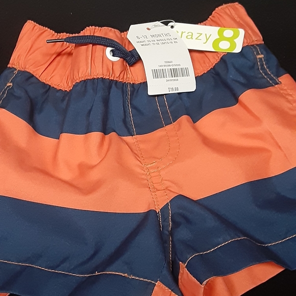 Swim | Nwt Crazy 8 Boy Swimming Trunks 612 Months | Poshmark